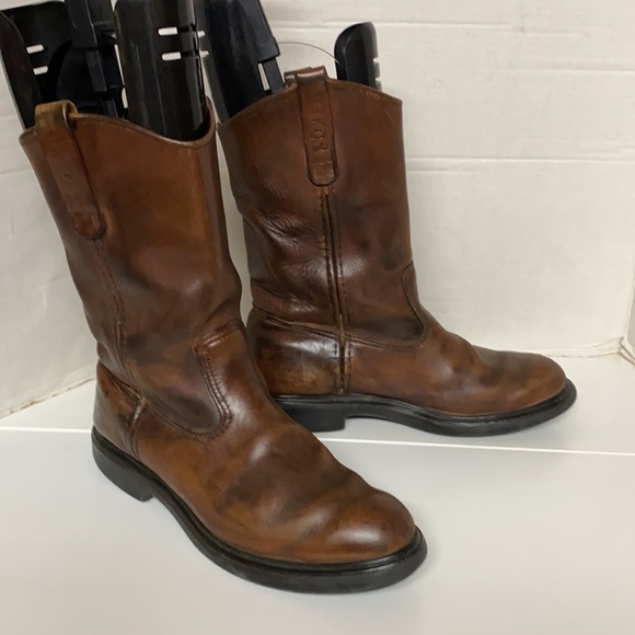 Red Wing Shoes | Shoes | Red Wing Super Sole Pull On Motorcycle Boots Sz95 | Poshmark